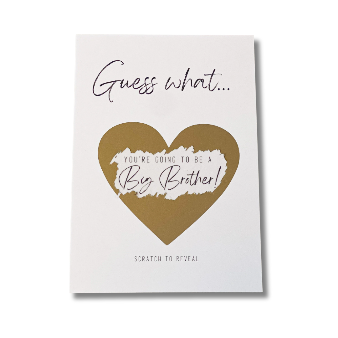 Big Brother Scratch Card – Keepsake Baby Co