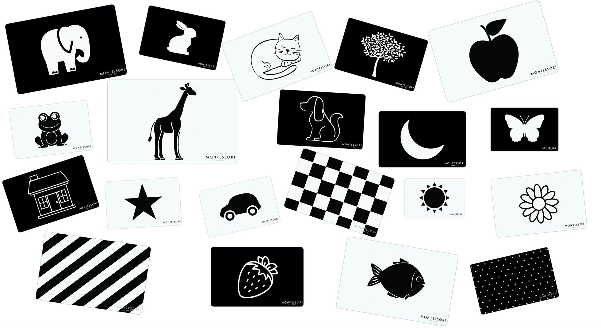 Montessori Cognitive Flash Cards – Keepsake Baby Co